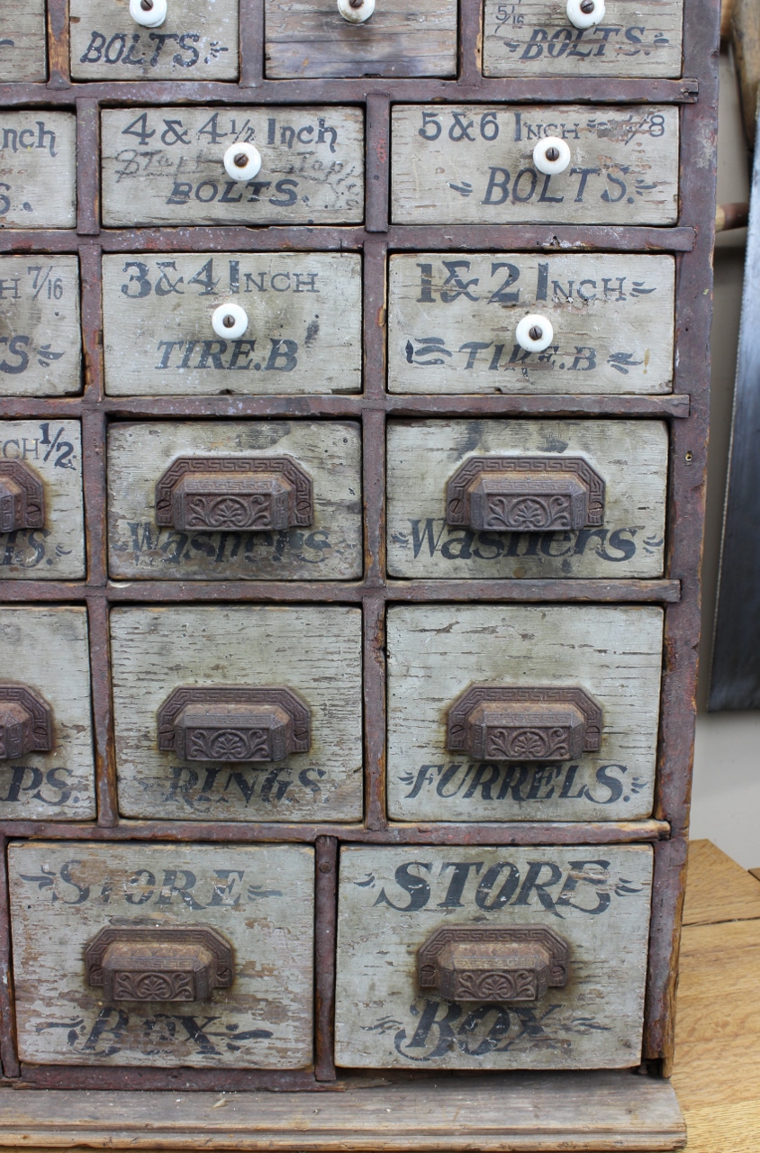 55 Drawer Hardware Cabinet – Eclectic Mechanicals